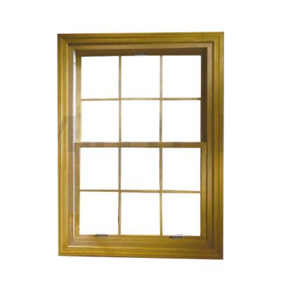 China Kwalificeerde hardware UPVC Frame glas Schuifglas Single Hang Soundproof Glasvezel ramen Te koop