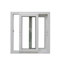 China Beautiful Elegance Upvc Double Glazed Pvc Vinyl Replacement Sliding Window for Kitchen for sale