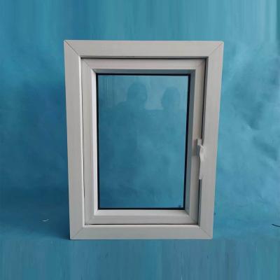 Cina Triple Pane White Frame Upvc Casement Vetrato Finestre Cusomized Funzione insonorizzante in vendita