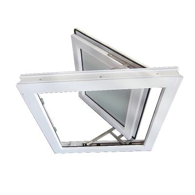 Cina Triple Pane White Frame Upvc Casement Vetrato Finestre Cusomized Funzione insonorizzante in vendita