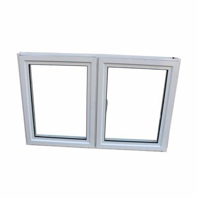 China Energie-thermische break upvc drievoudig geglazuurd passief huis Vensters met hangende gordijn type Te koop