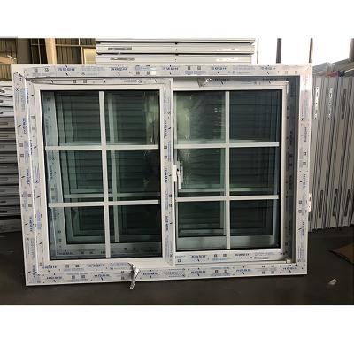 Cina Finestra in PVC a doppio vetro in stile aperto scorrevole per casa moderna in vendita