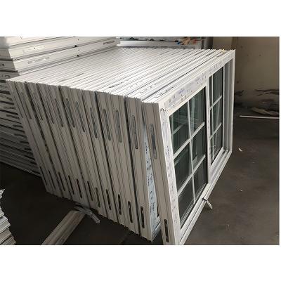Cina Finestra in PVC a doppio vetro in stile aperto scorrevole per casa moderna in vendita