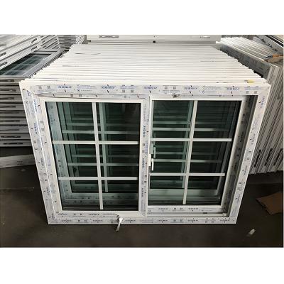 Cina Finestra in PVC a doppio vetro in stile aperto scorrevole per casa moderna in vendita
