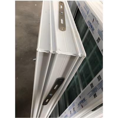 Cina Finestra in PVC a doppio vetro in stile aperto scorrevole per casa moderna in vendita