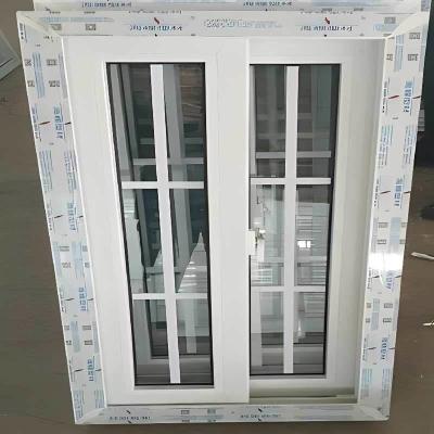 Cina Custom USA Design Stile Minimalista Slide Finestre PVC Finestra doppia vetro Finestre in vendita