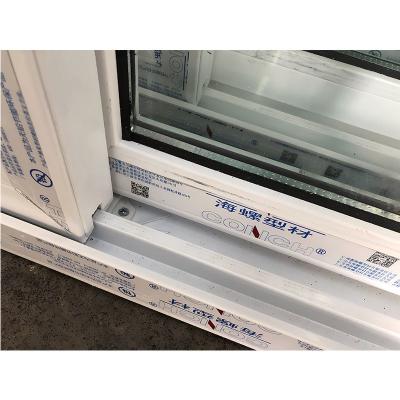 China Glijdend dubbele glazen ramen met grill ontwerp Op maat gemaakte Upvc Andere ramen Te koop