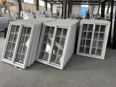 China Innenministerium Hängende Vorhänge Typ Dreifachverglasung Vinyl Schiebefenster zur Winddichtung zu verkaufen