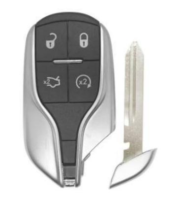 Cina 433Mhz 4 pulsanti M3N-7393490 46 Chip Smart Keyless Key Per Maserati Ghibli Quattrorte in vendita
