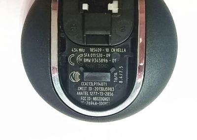 China Black 434 Mhz BMW Car Key Mini 3 Button Central Locking For Ulock Car Door for sale