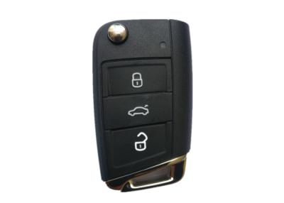 3 Button 433 Mhz Volkswagen Golf Flip Remote Key 5G6 959 753AG With Battery