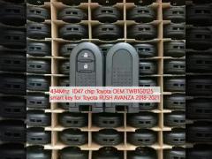 434MHz ID47 Chip Toyota OEM TWB1G0125 Smart Key voor Toyota RUSH AVANZA 2018-2021