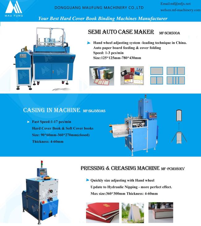 Soft cover notebook making machine