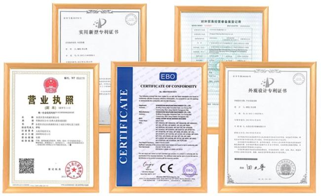 Machine Certifications