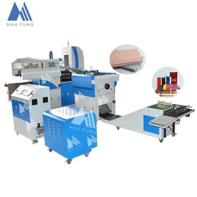China Automatic Notebook Binding Machine with 600pcs/hour Speed 380V 9KW Auto Hard Cover Book Casing Machine for sale