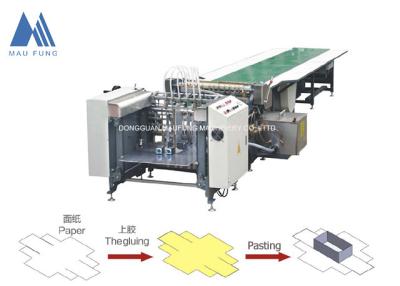 China Autodocument die Stijf Vakje Document voeden die Machine voor Giftvakje lijmen die, Semi Auto Stijf Vakje die Machine mf-SJ850A maken lijmen Te koop