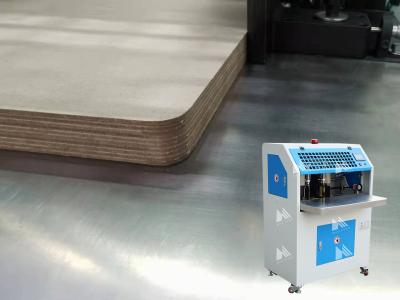 China De kinderen schepen aan Raad Snijmachine mf-DCM470 van de Boeken de Pneumatische Dubbele Hoofd Ronde Hoek in for sale