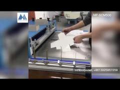 Semi Auto 선물 상자 커버 접착기 딱딱한 상자 만드는 기계 MF-SCM500