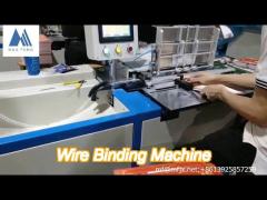 Maufung Semi Auto A5 Double Loop Twin Coil Notebook Wire O máquina de ligação MF-SDM520