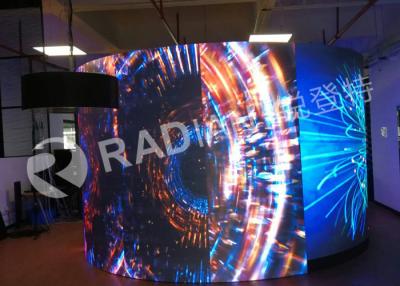 China creative customed round Curved led display screen  high brightness manufacture in shenzhen for sale