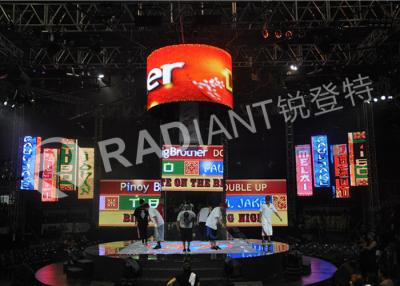 China Shenzhen high quality hd P4 indoor full color curved flexible led video display manufacturer for sale