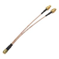 China RF Cable Assemblies with PTFE Insulator and 0.81/1.13/1.37mm Cable for sale