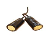 China DC right angled plug 18Awg power cable with capacitance 4700uF 35v for sale