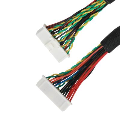 China HSG MX1.0-30P 5011893010 To JAE FIX30HL Cable Connector Assembly UL1571 28AWG CABLE for sale