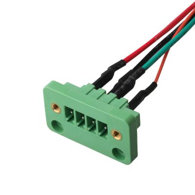 China DFK-MC JL15CDGV-3.81 4Pin To MX1.25-12Pin And UL Lobel Through-the-wall Terminal Blocks for sale