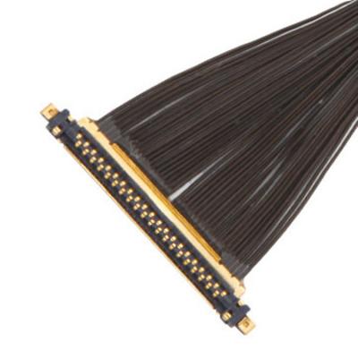 China IPEX CABLINE®-UX II 40P UL11130 46AWG Microcâmbulo de cabo coaxial I-PEX 20531-040t-02 IDC Forming OEM/ODM à venda