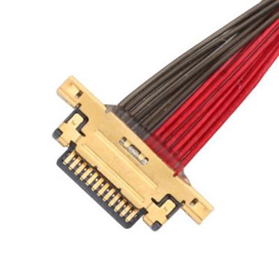 China Lvds Edp UL11130 Micro-cabo coaxial montado 12P I-PEX 20633-212T-01S à venda
