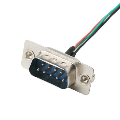 China DB 9P LVDS Cable Assembly D-SUB-9P Solder masculino para MX1.25mm 4Pin Wire Connector OEM/ODM à venda