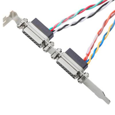 China 2 Pin 205205-2 da fêmea 15 do conector do cabo Db15 de Lvds dos pares elétrico a Pin 40 à venda