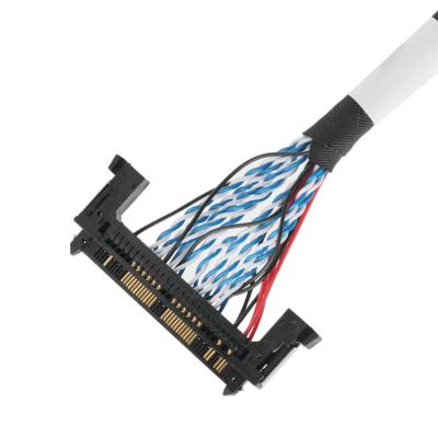 China Instalação de cabos LVDS OEM/ODM de JAE FI-RE51HL 51 pin a DP2.0 30 pin ou EGN UL 1571 28AWG for sale