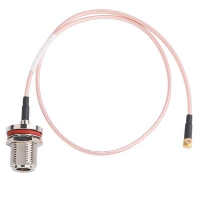 China O soquete de N Mcx ao ouro do ângulo direito da tomada chapeou o conjunto de cabo coaxial do Rf for sale