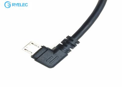 China Right Angled Custom Cable Assemblies Micro USB B Male To 6 Pin Molex51021 1.25mm Pitch for sale