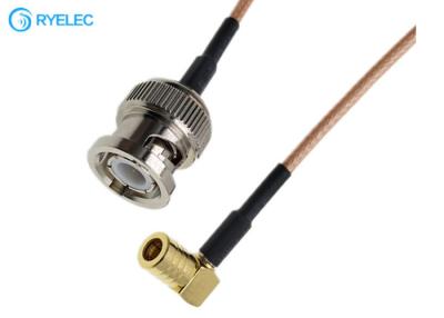 Cina Maschio di BNC cavo coassiale femminile ad angolo retto Rg316 di SMB al micro rf per l'antenna in vendita