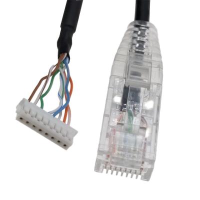 중국 JST ZH 1.5 6 핀 장비에 대한 관습 Cat6 RJ45 OD3.6MM 네트워크 Lan 원형 케이블 판매용