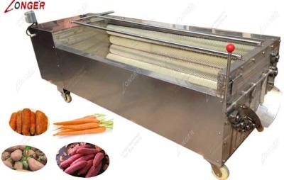 China Hot sale automatic efficient  fruit and vegetable washing and peeling machine for sale