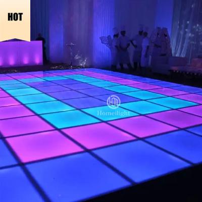 China Μαύρη επιφάνεια LED DJ Style Mirror Dance Floor για μουσική στο BAR/Disco Night Light for sale