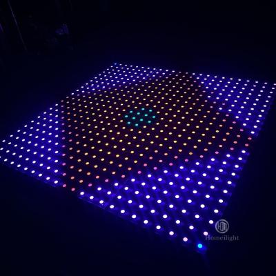 Cina Di alta qualità vetro temperato LED illuminare video wireless terrazza da ballo tappeto magnete terrazza da ballo in vendita