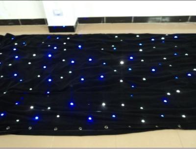 Cina Homei vendita calda blu bianco led tenda stellare per la decorazione del matrimonio sfondo in vendita