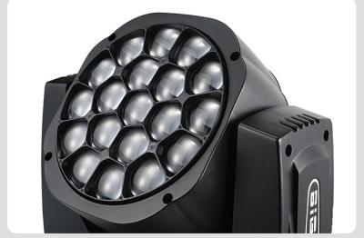 中国 K10 K20 ミツバチ眼ステージ照明 19X15W DJクラブライト ビームズーム LED 移動式ヘッドウォッシュ 販売のため