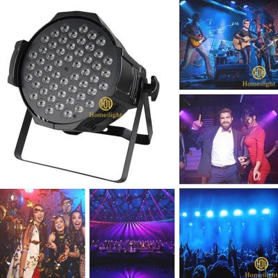Cina 54x3w LED Par Can Lampade IP65 5600K Con 3in1 RGBW Color Mixing in vendita