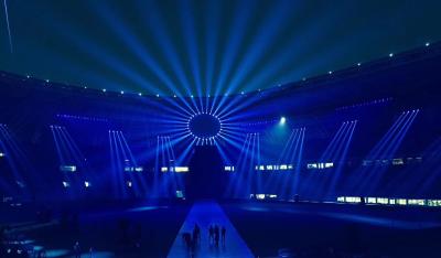 Cina 350W 17R luci a fascia anteriore mobile con temperatura di lavoro C -20 45 e costo di spedizione gratuito in vendita
