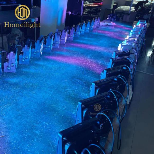 Quality 6in1 LED Battery Par Light Wireless 9pcs 18w For Event Stage Dj Bar Night Club Wedding for sale