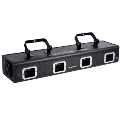 China Professionele full-color animatie 4 Eyes Moving Head Beam Disco Party DJ Laser Light DJ Club Bar Te koop