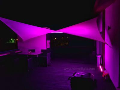 Cina 14x30W LED Wall Washer per matrimonio Bar Hall Night Club Acqua resistente all'alluminio RGB3in1 Edificio luce in vendita