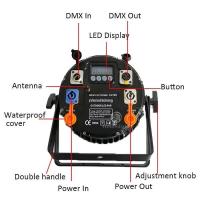 China Waterproof LED Battery Par light for sale