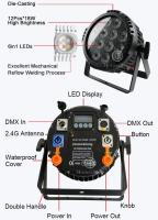 China Waterproof LED Battery Par light for sale